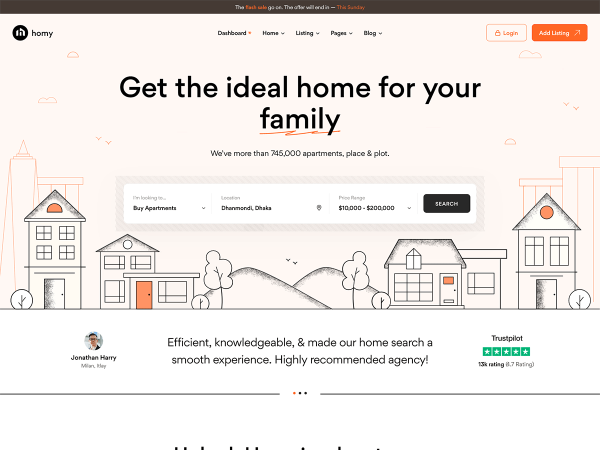 Documentation For Homy WordPress Theme